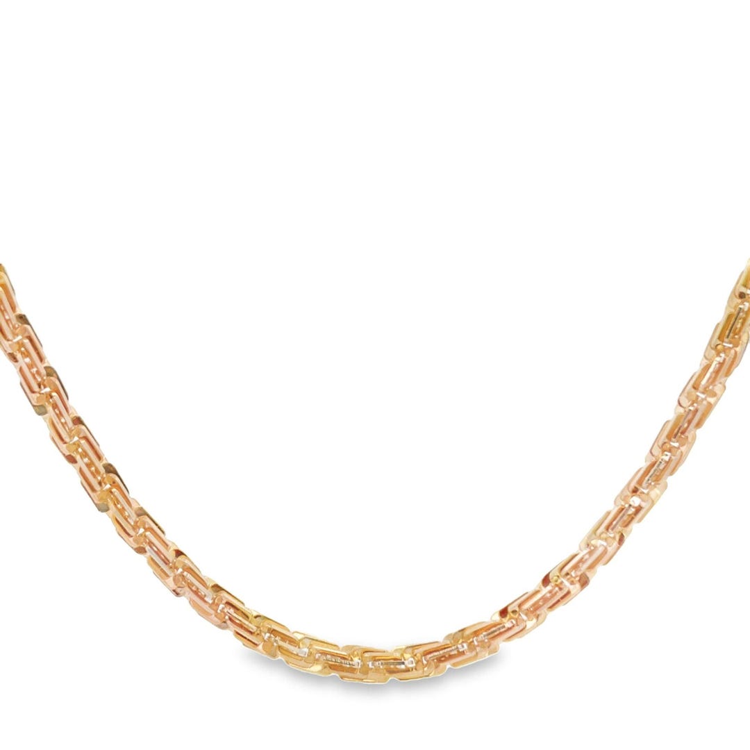 Cable Link Chain | Classic Cable Chain Necklace | Interlocked Link ...