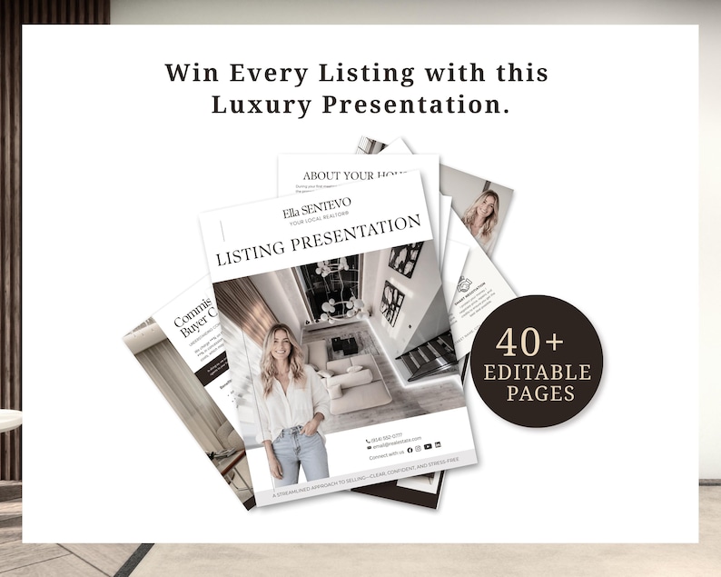 Ultimate Real Estate Canva Templates Bundle | Listing Presentation ...