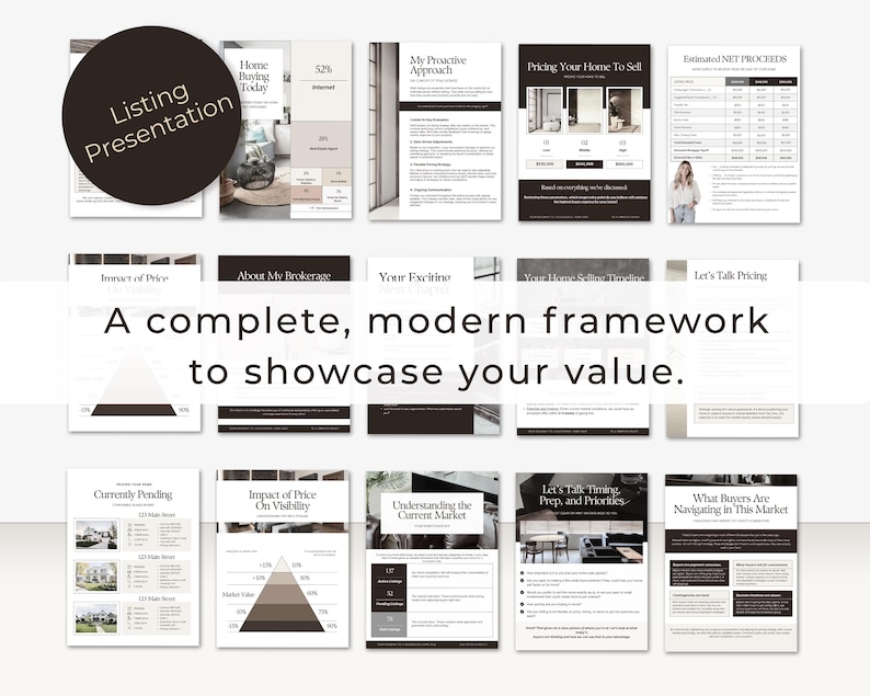 Ultimate Real Estate Canva Templates Bundle | Listing Presentation ...