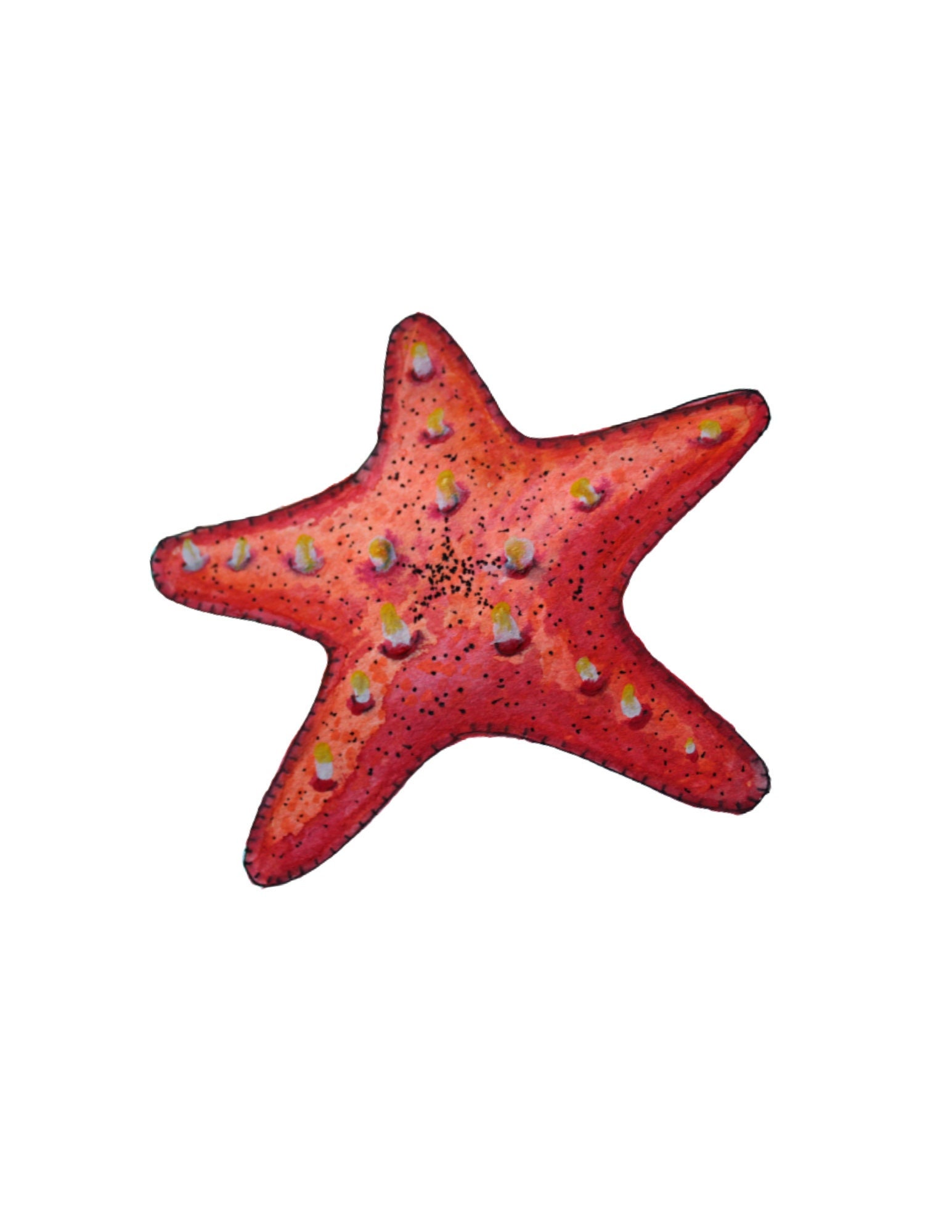 Sea Star Printable, Watercolor Sea Star, Home Decor, Downloadable Art ...