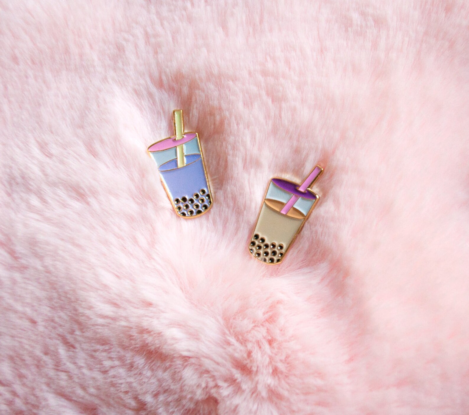 Bubble Tea Boba Enamel Pin Kawaii Cute Food Taro Purple - Etsy Canada