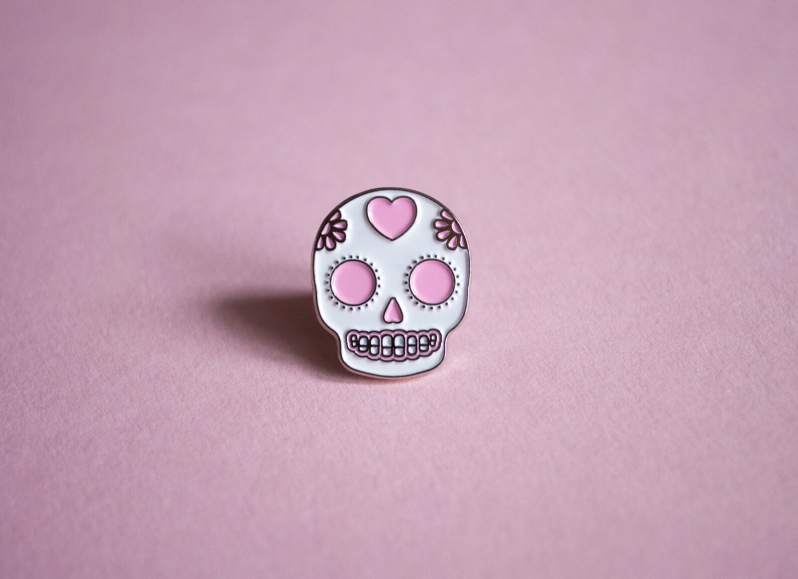 Sugar Skull Pin Brooch Day of the Dead Lapel Pin Enamel - Etsy Canada
