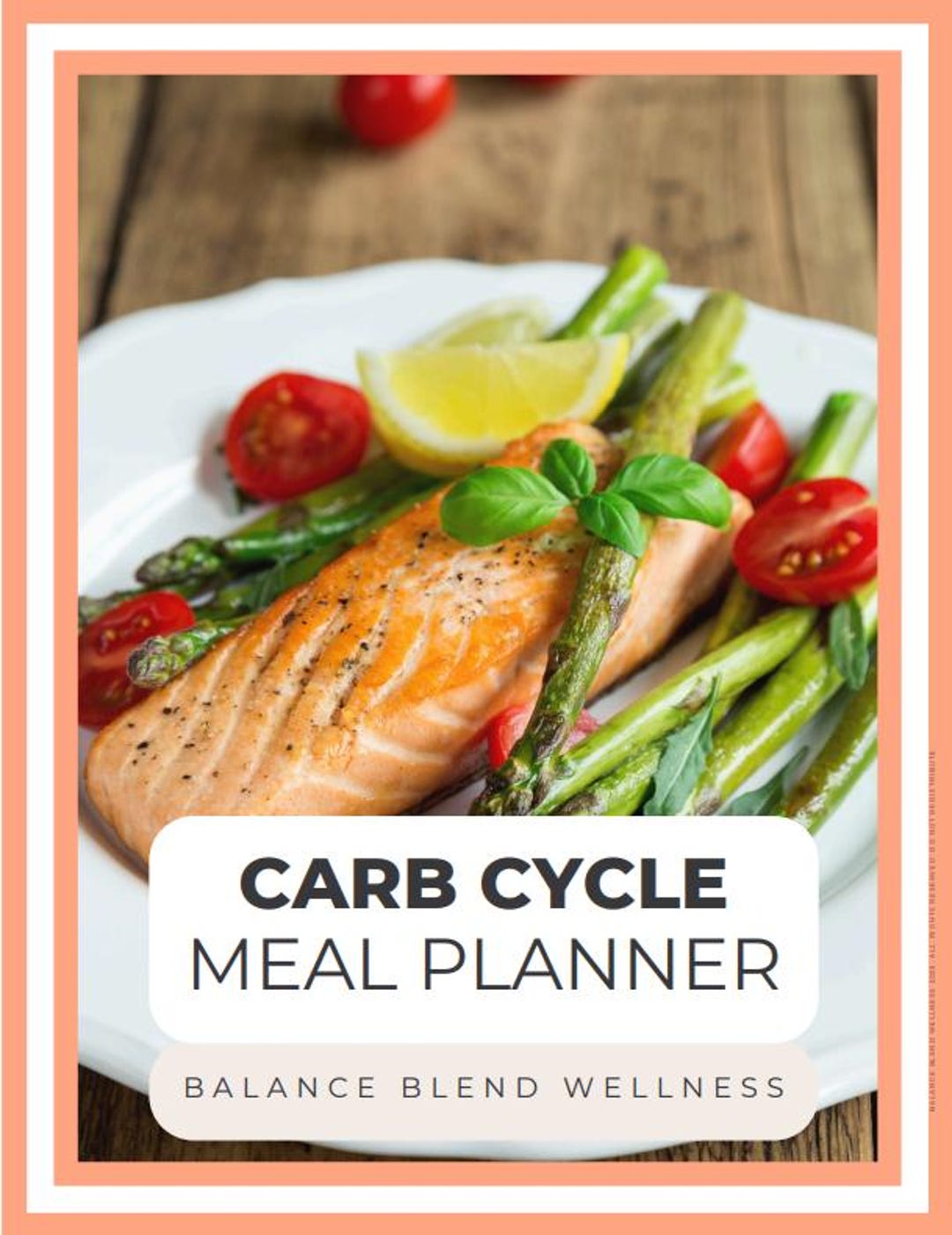 Carb Cycle Meal Planner for Women | Flexible Weekly Meal Template ...