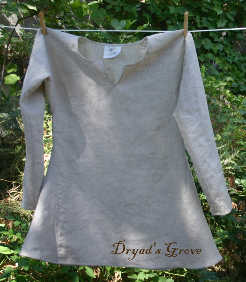 Linen Tunic - Made to Order - Etsy