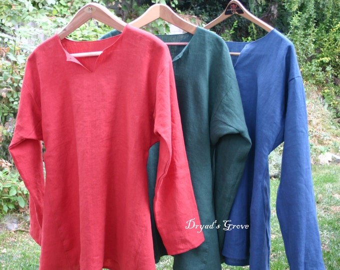 Linen Tunic Made to Order - Etsy