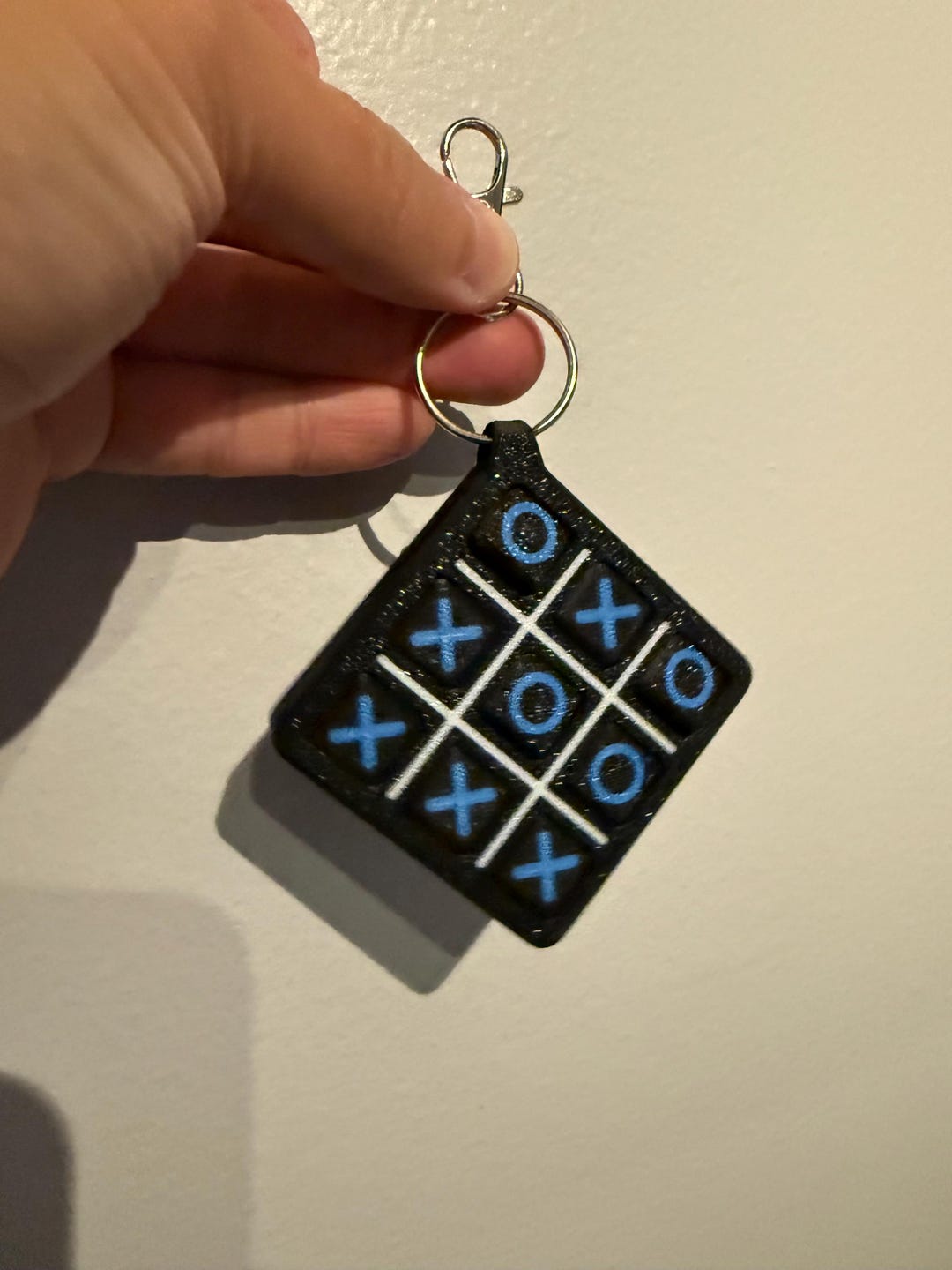 Tic Tac Toe Keychain: Handmade Mini Travel Game, Stocking Stuffer - Etsy