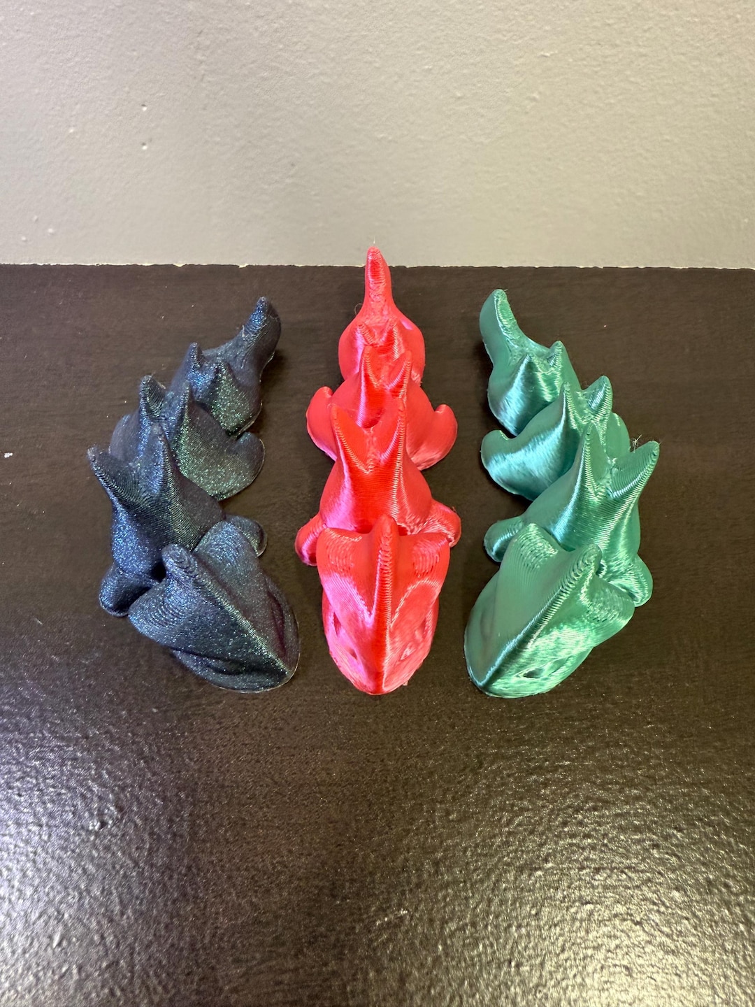 Articulated Mini Dragon Toy – 3D Printed Flexible Fidget Creature ...