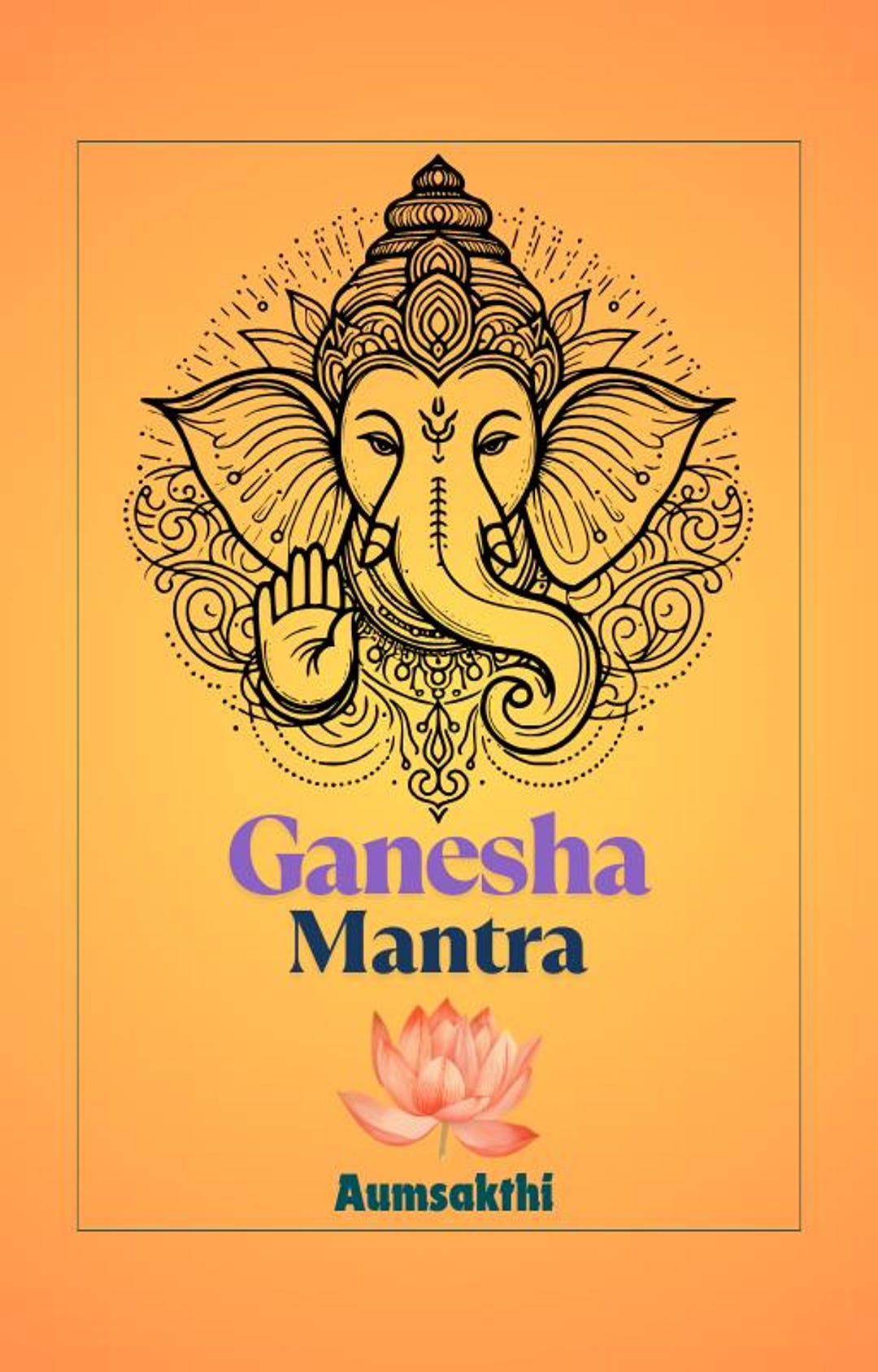 Ganesha Mantra Book Printable | Hindu Chanting Journal PDF | Om ...
