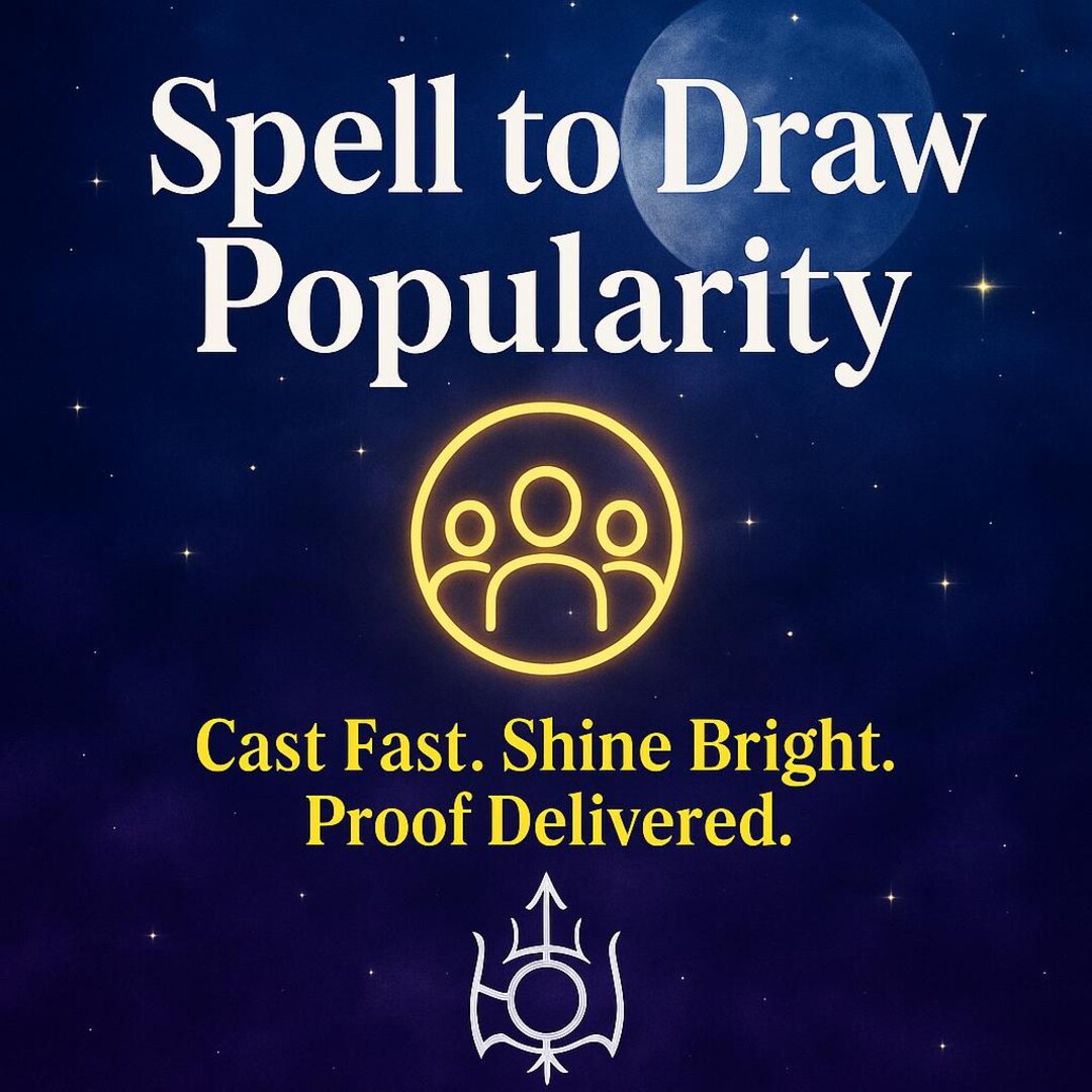Fame Spell | Popularity Ritual | Become Famous and Popular Spell ...