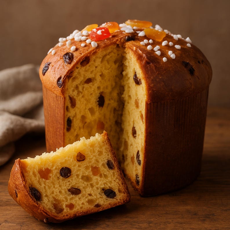 Panettone Recipe: Italian Christmas Bread With Raisins (PDF Download ...
