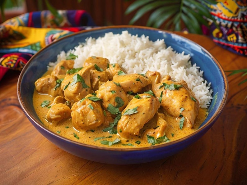 Best Traditional Creole Chicken Coconut Curry Recipe - Etsy