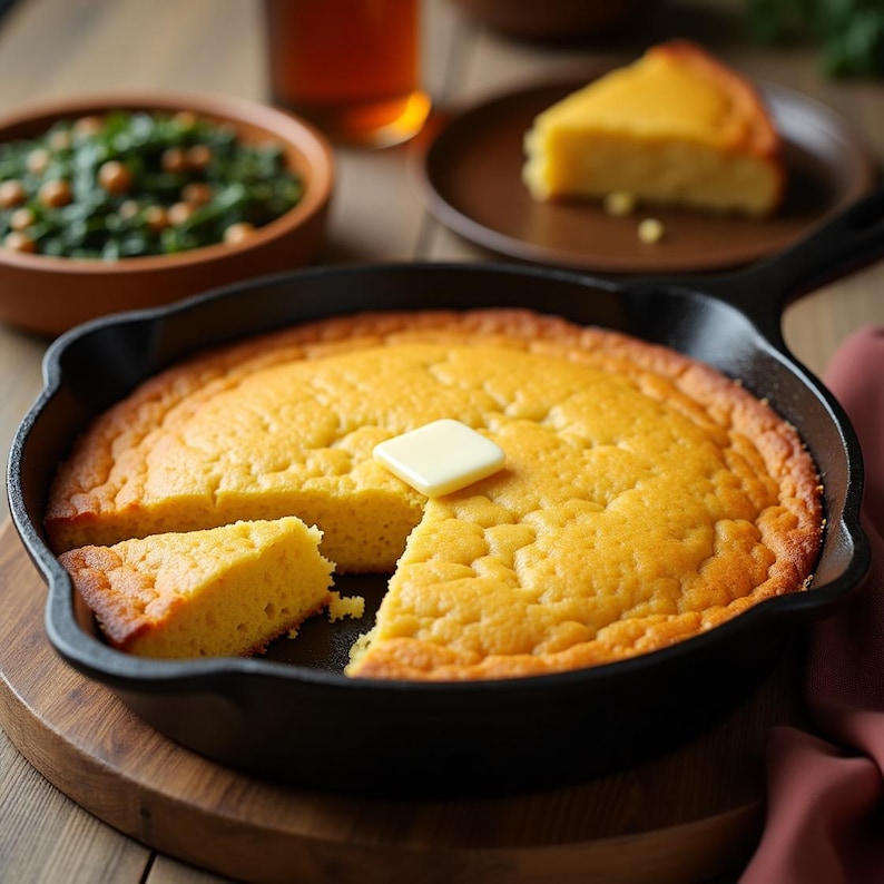 Authentic Southern Cornbread Recipe | Easy Homemade Cornbread PDF ...