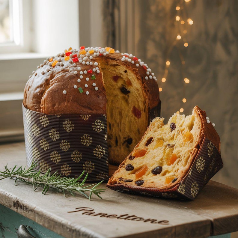 Panettone Recipe: Italian Christmas Bread With Raisins (PDF Download ...