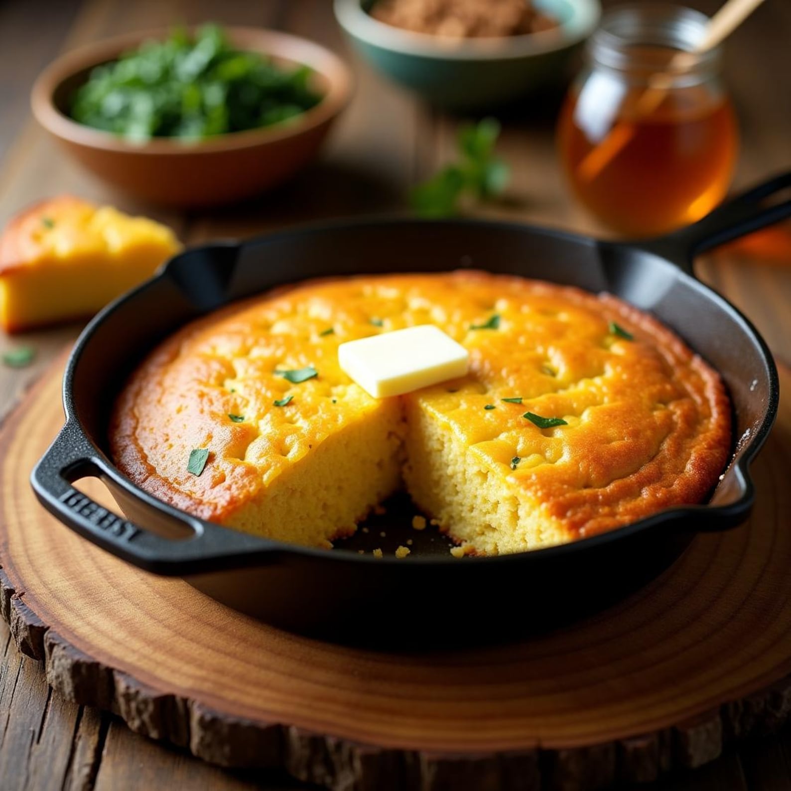 Authentic Southern Cornbread Recipe | Easy Homemade Cornbread PDF ...