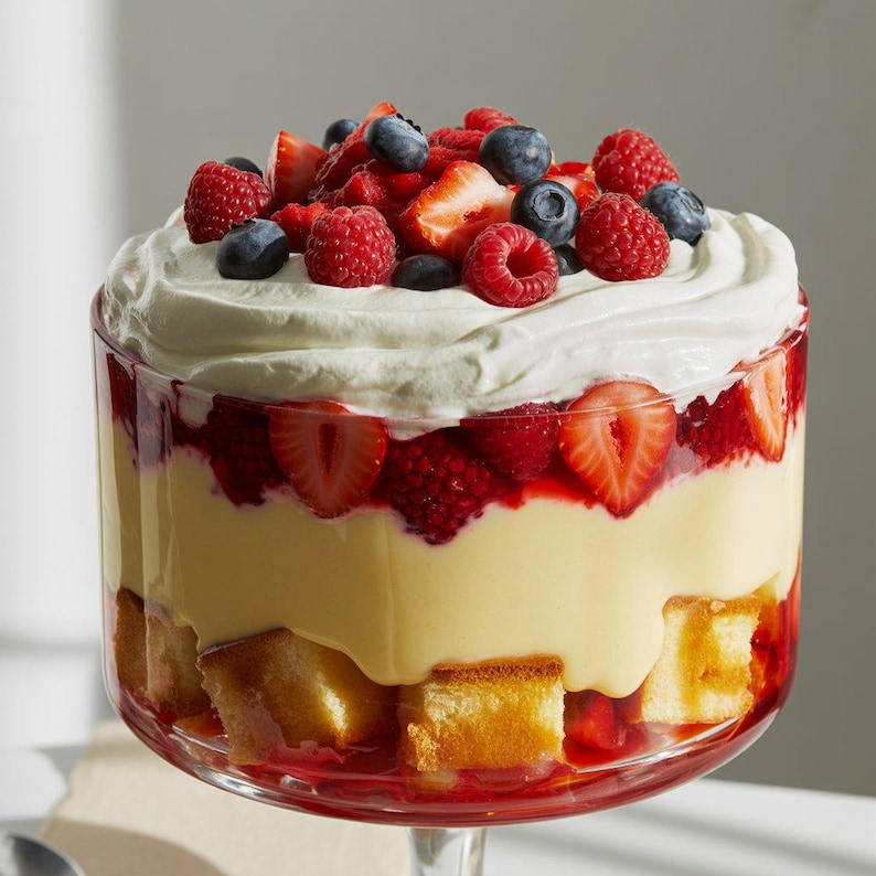 Classic English Trifle Recipe | Layered Custard, Berries & Sponge ...
