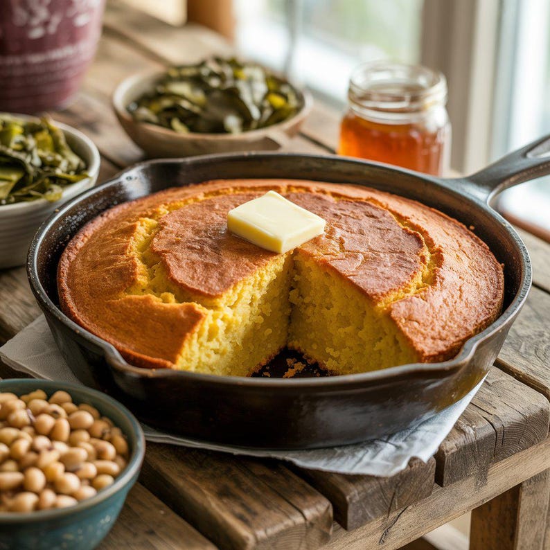 Authentic Southern Cornbread Recipe | Easy Homemade Cornbread PDF ...
