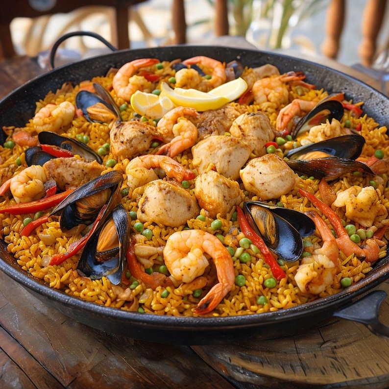 Authentic Spanish Paella Recipe: Easy Download (culinary Masterpiece ...