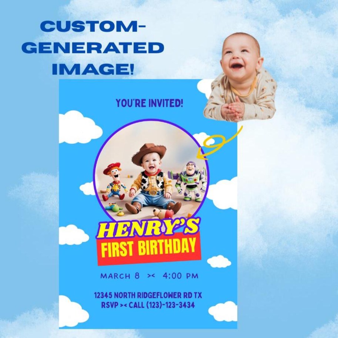 CUSTOM Digital Invitation - Etsy