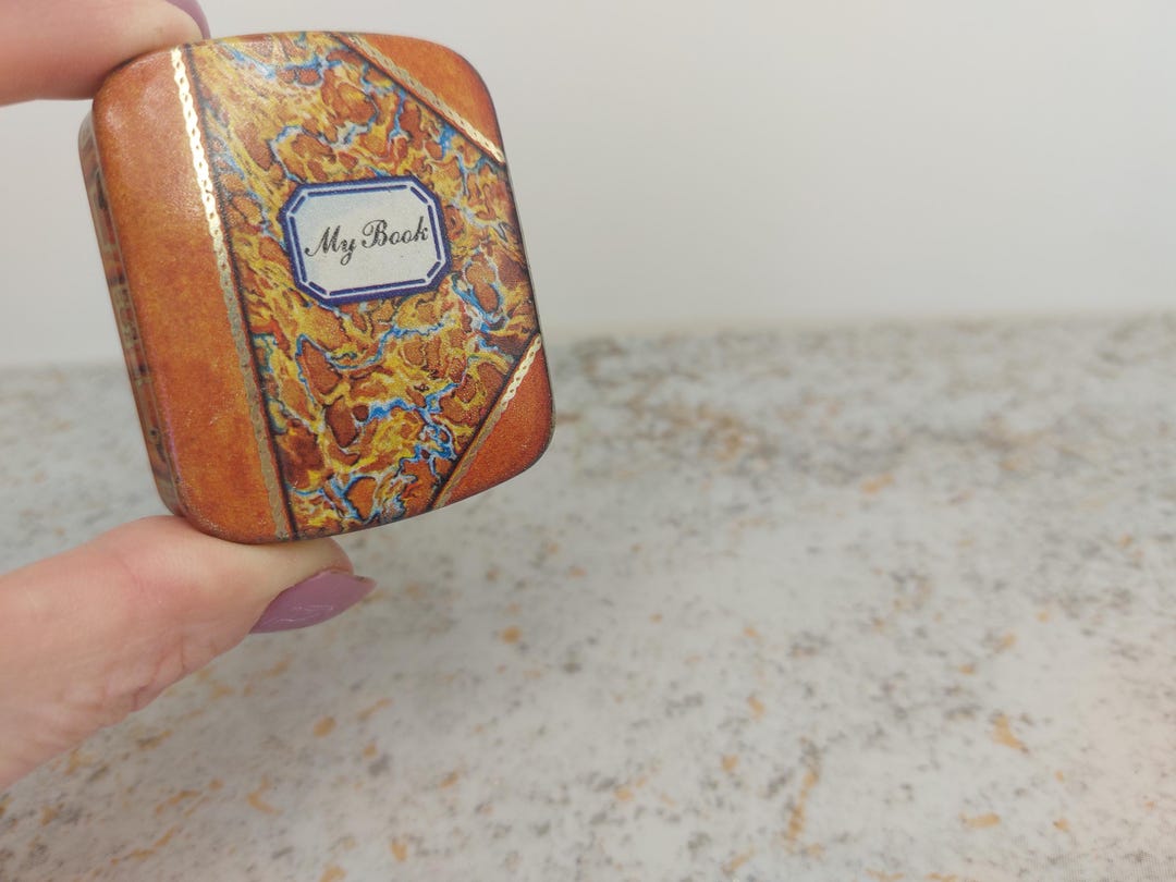 Vintage Book Shaped Box. Marble Design. Gift for Book Lovers. - Etsy