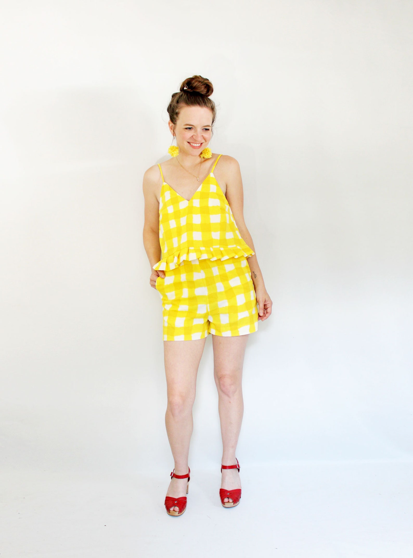 Audie Playsuit PDF Sewing Pattern for Petite Women Jumpsuit With ...