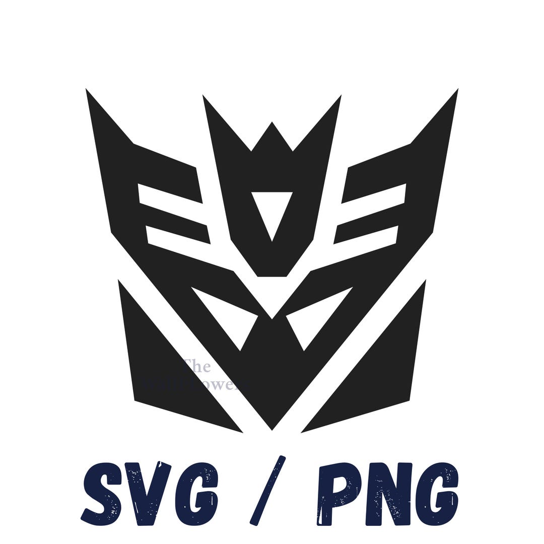 SVG / PNG - Decepticon Symbol - Digital Download - Cutting File - Etsy