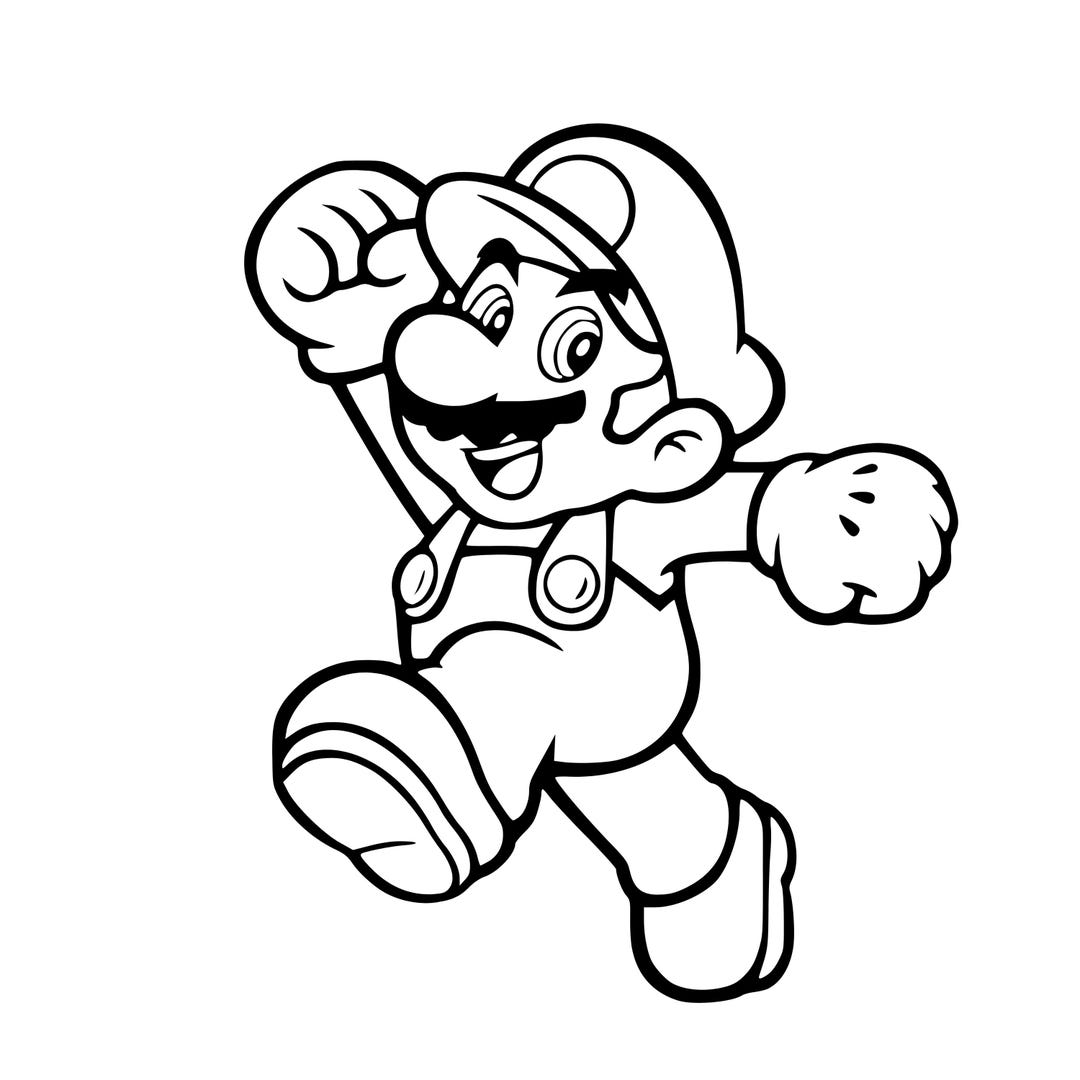 Mario SVG | Jumping Mario Cut File for Cricut & Silhouette | Fan Art ...