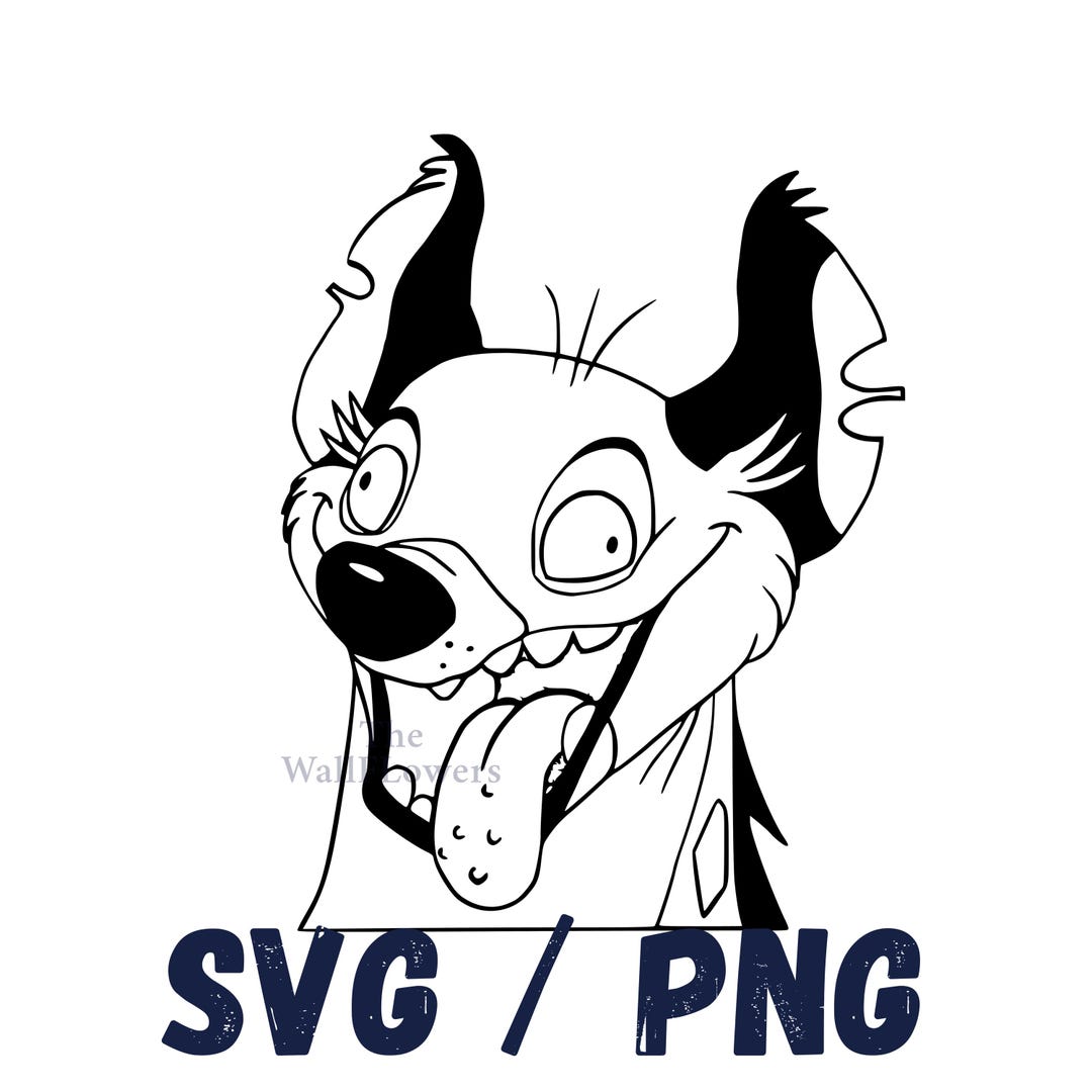 SVG / PNG - Lion King Ed the Hyena Two Pack- Digital Download - Cutting ...