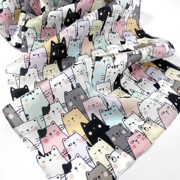 Kitty Scarf - Etsy