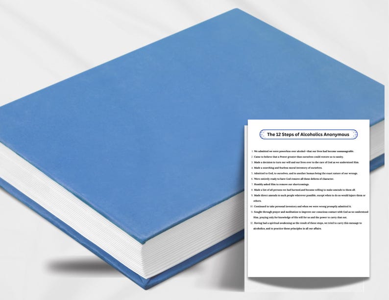 12 Step Worksheets, Addiction Recovery, Self Help, Recovery Journal - Etsy
