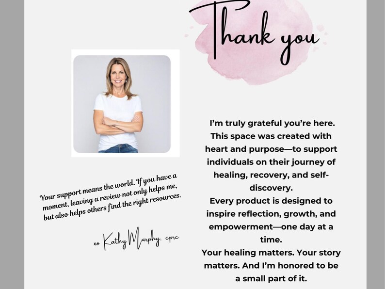 Sobriety Worksheet Pdf Recovery Guide Regret Healing Reflection ...