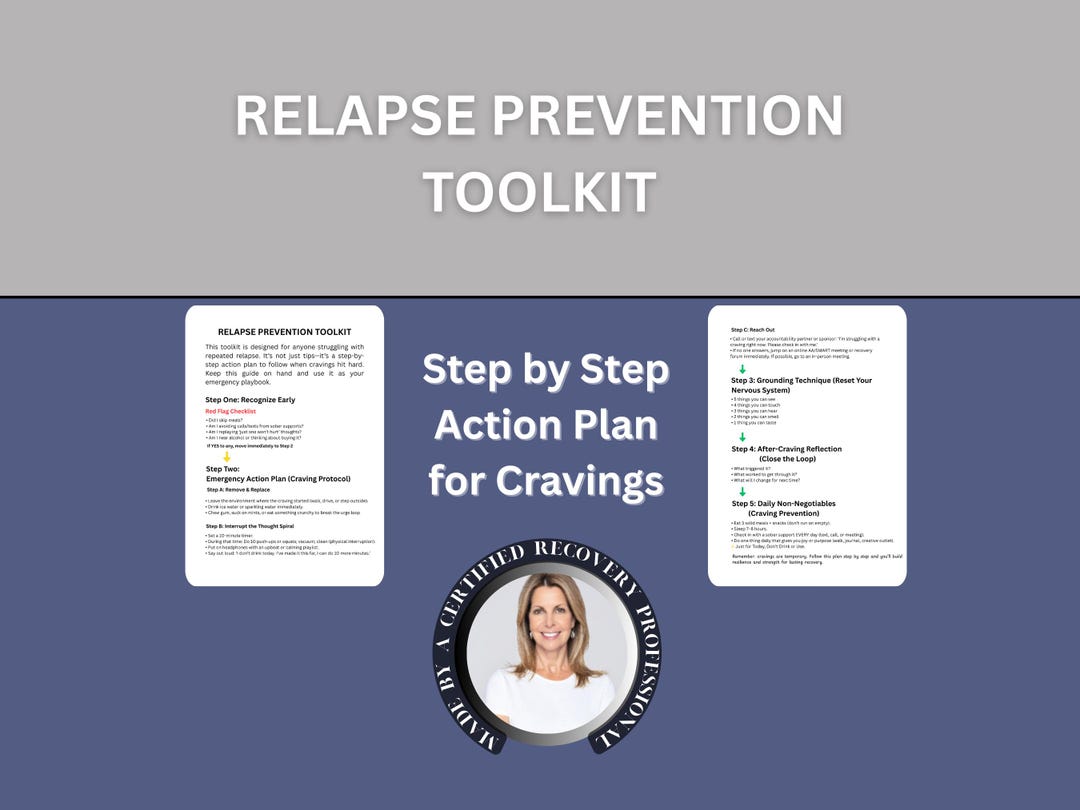 Relapse Prevention Toolkit – Printable Sobriety Resource | Addiction ...
