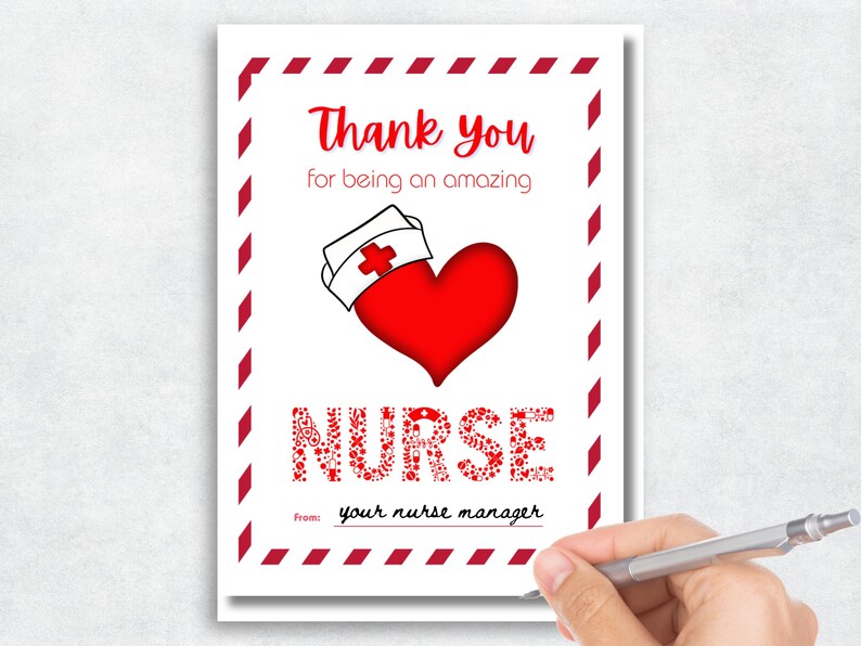 Nurse Appreciation Gift Card Holder, Nurses Week, School Nurse, Thank ...
