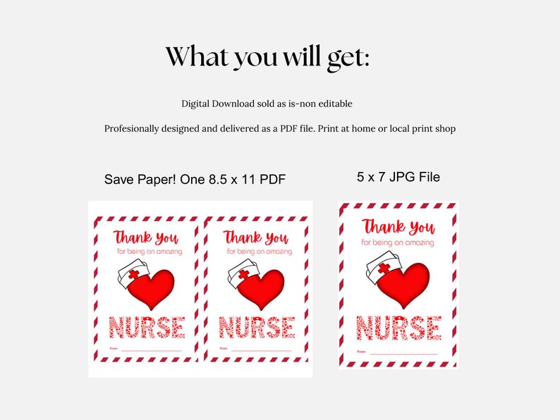 Nurse Appreciation Gift Card Holder, Nurses Week, School Nurse, Thank ...