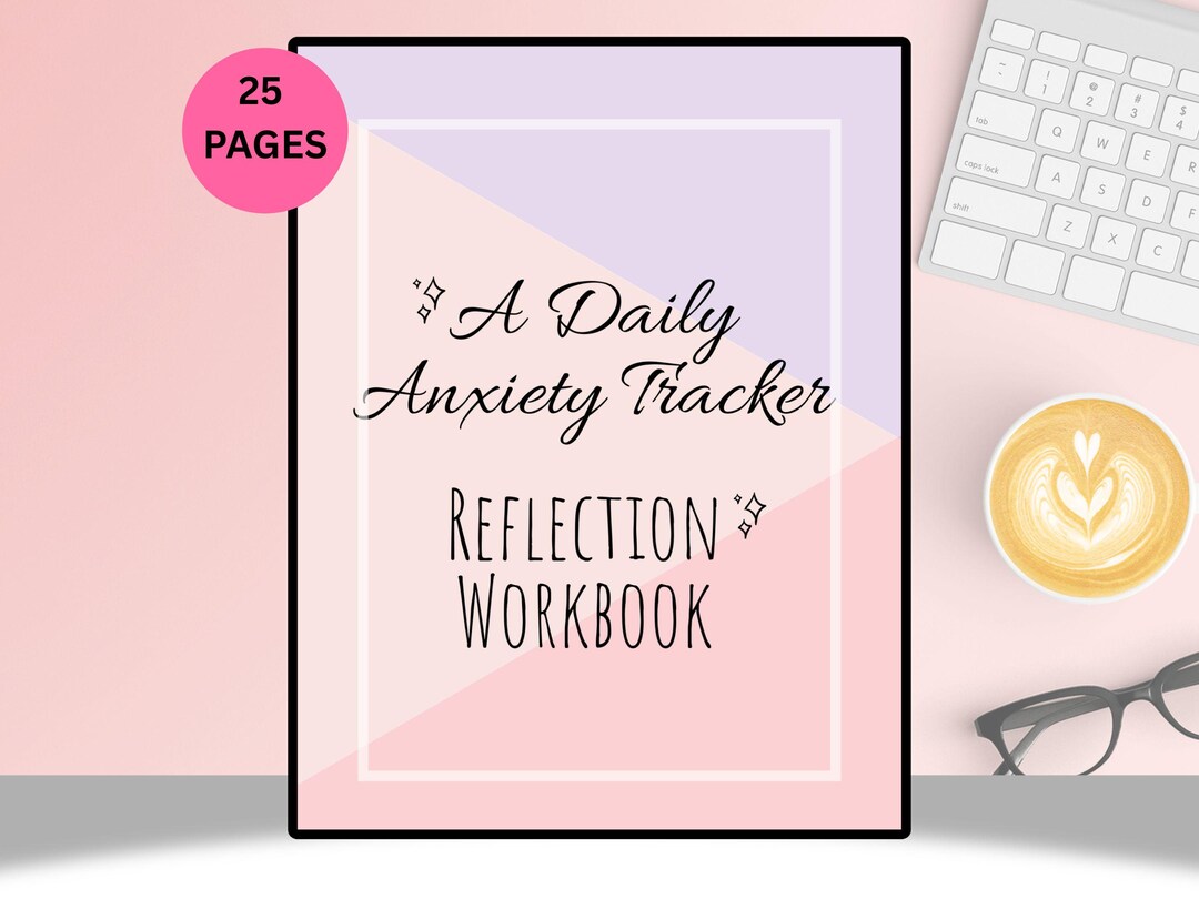 Anxiety Workbook, Mood Tracker, Coping Skills for Anxiety Relief, Mood ...