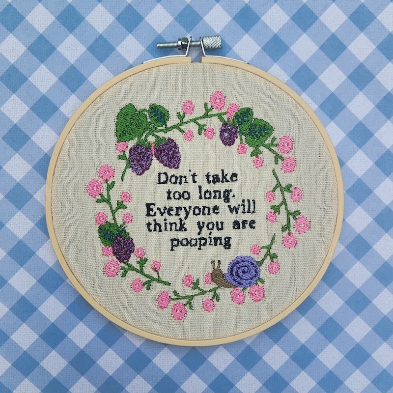 Funny Embroidery - Etsy UK