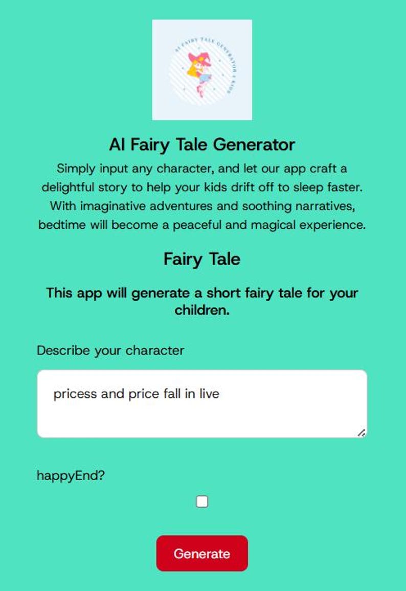 AI Fairy Tale Story Generator for Kids, Kids Story Telling Kit ...