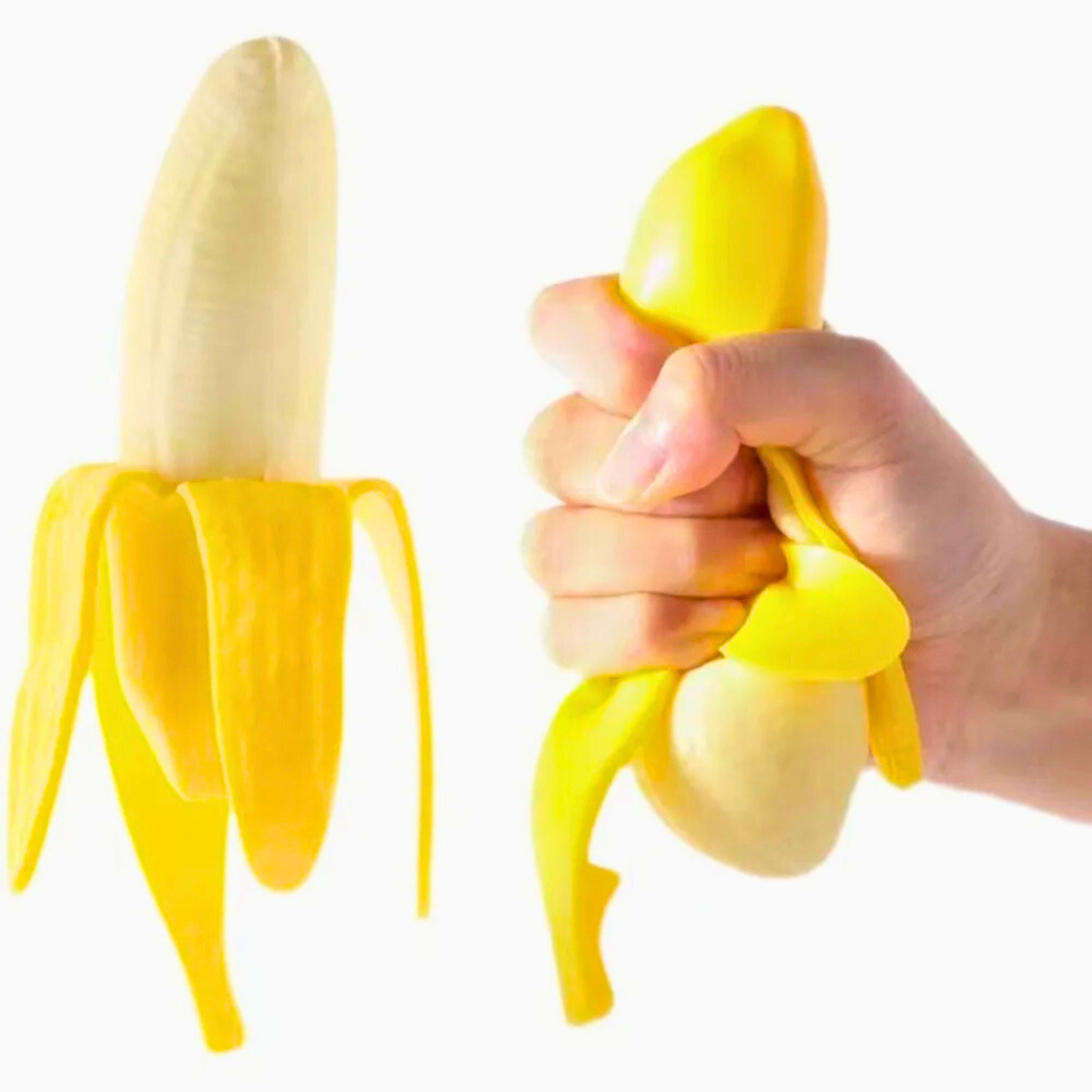 Banana Stress Toy Squishy – Cute Fruit Fidget / Taba Squishy / Soft ...