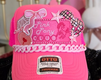 Pink Pony Club Trucker Hat - Etsy