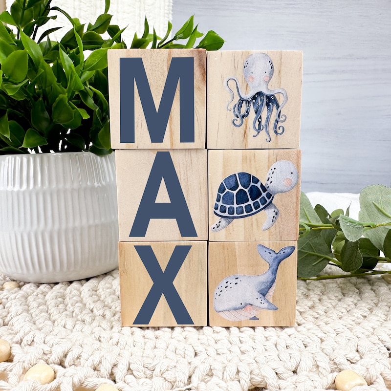 Ocean Theme Blocks - Etsy