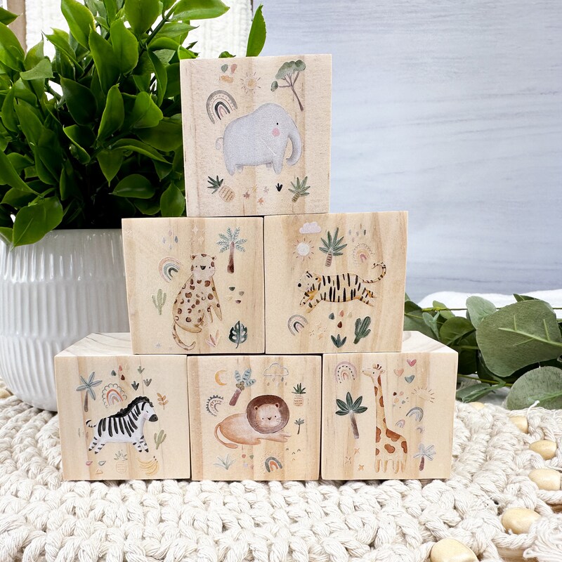 Wooden Blocks - Etsy
