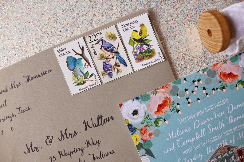 Vintage Stamps Curated Vintage Stamp Set Unused Vintage - Etsy