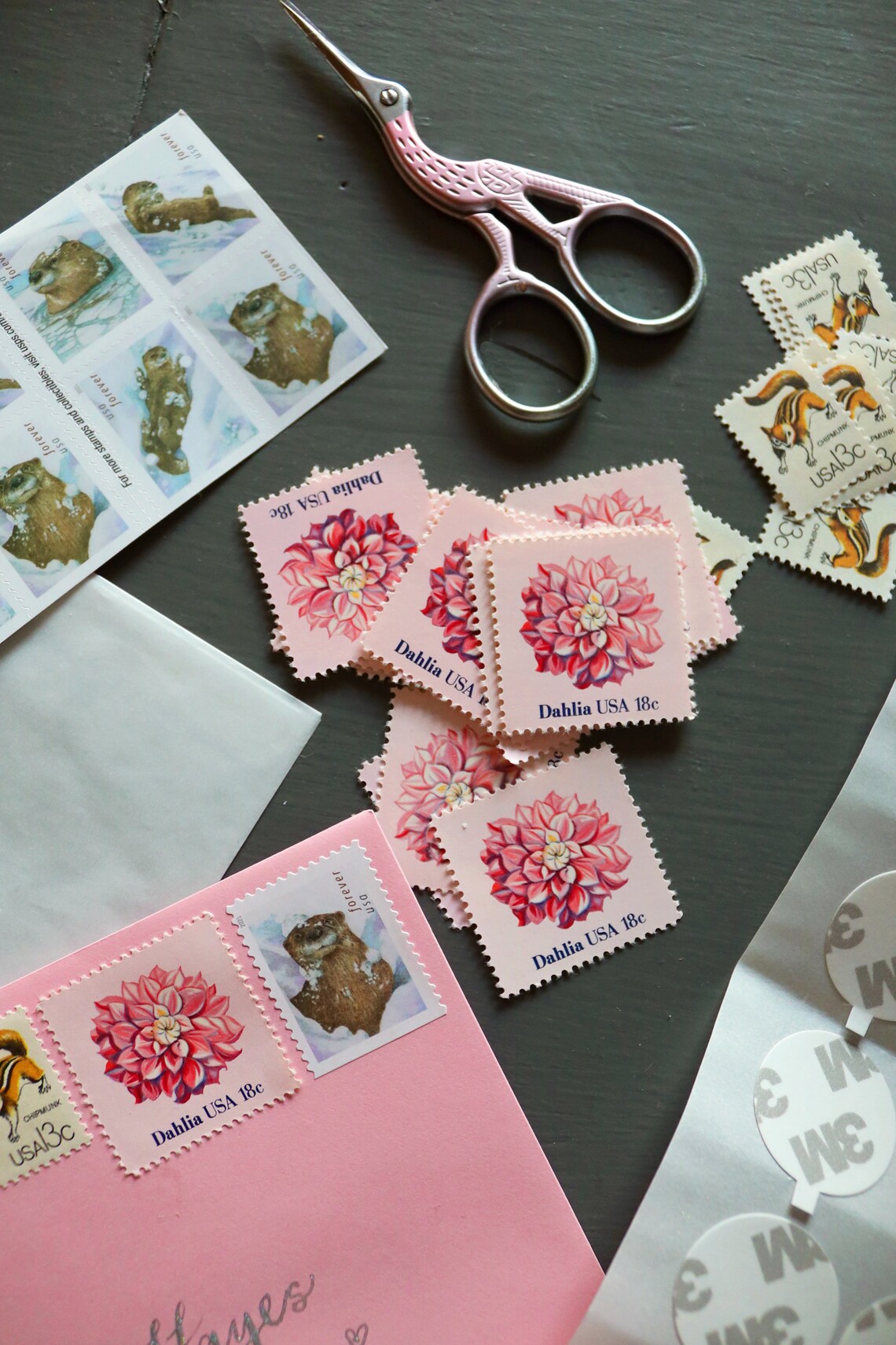 Vintage Stamps Curated Vintage Stamp Set Unused Vintage - Etsy