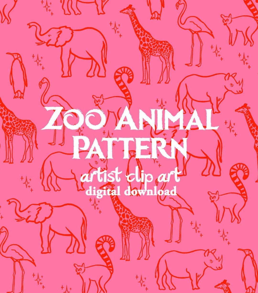 Brooklyn Pattern, Wedding Invitation Illustrations, PNG Files, Digital ...