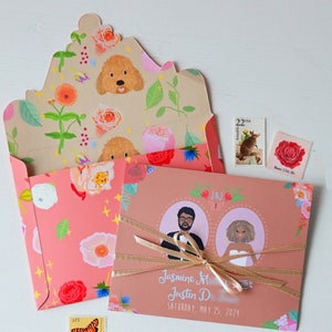 SAMPLE, Tri-fold Wedding Invitation, Folded Wedding Invitations ...