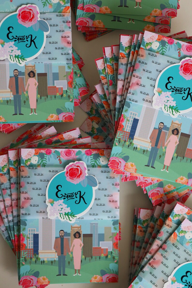 SAMPLE, Invite, RSVP, Map, Custom Invitation Suite, Custom Illustrated ...