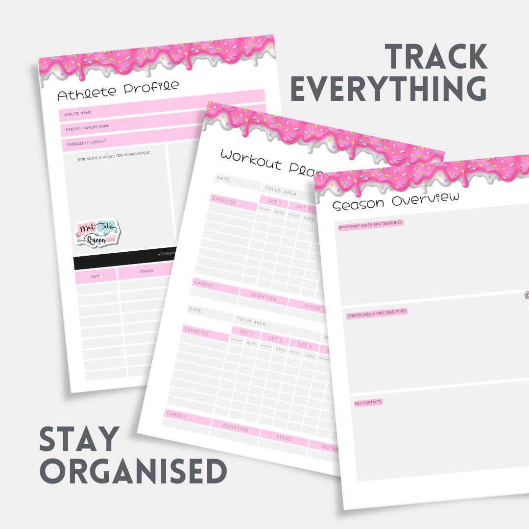 Cheer Coach Season Planner | Undated, Editable (PDF + Canva) - Etsy