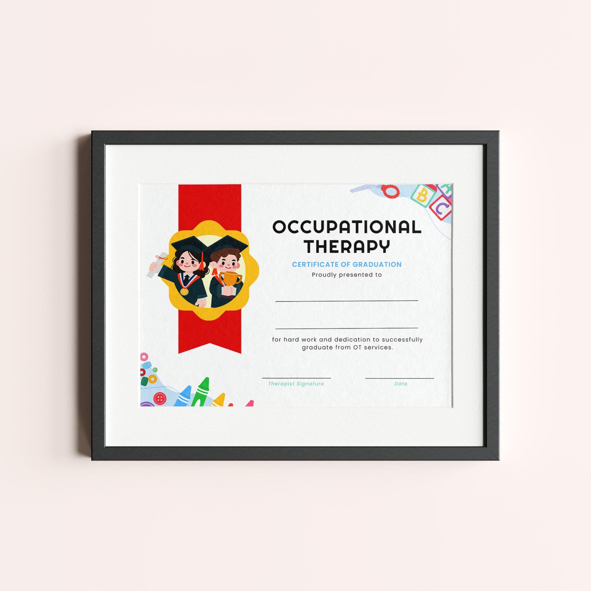 Occupational Therapy Graduation Certificate