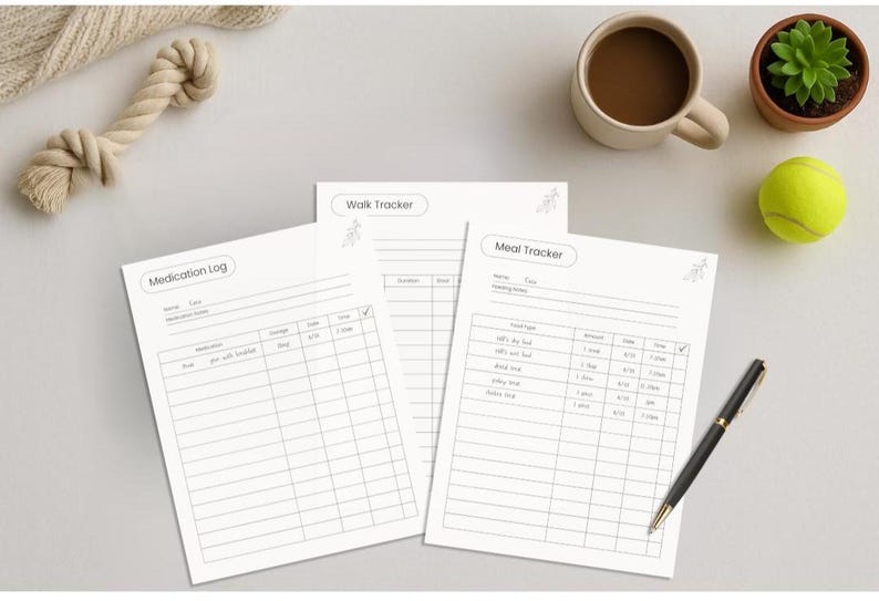 Ultimate All-pet Care Planner | Printable Pet Organizer for Dogs, Cats ...