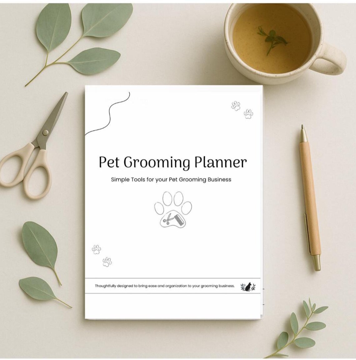 Pet Grooming Planner Printable | Client Forms, Service Logs ...