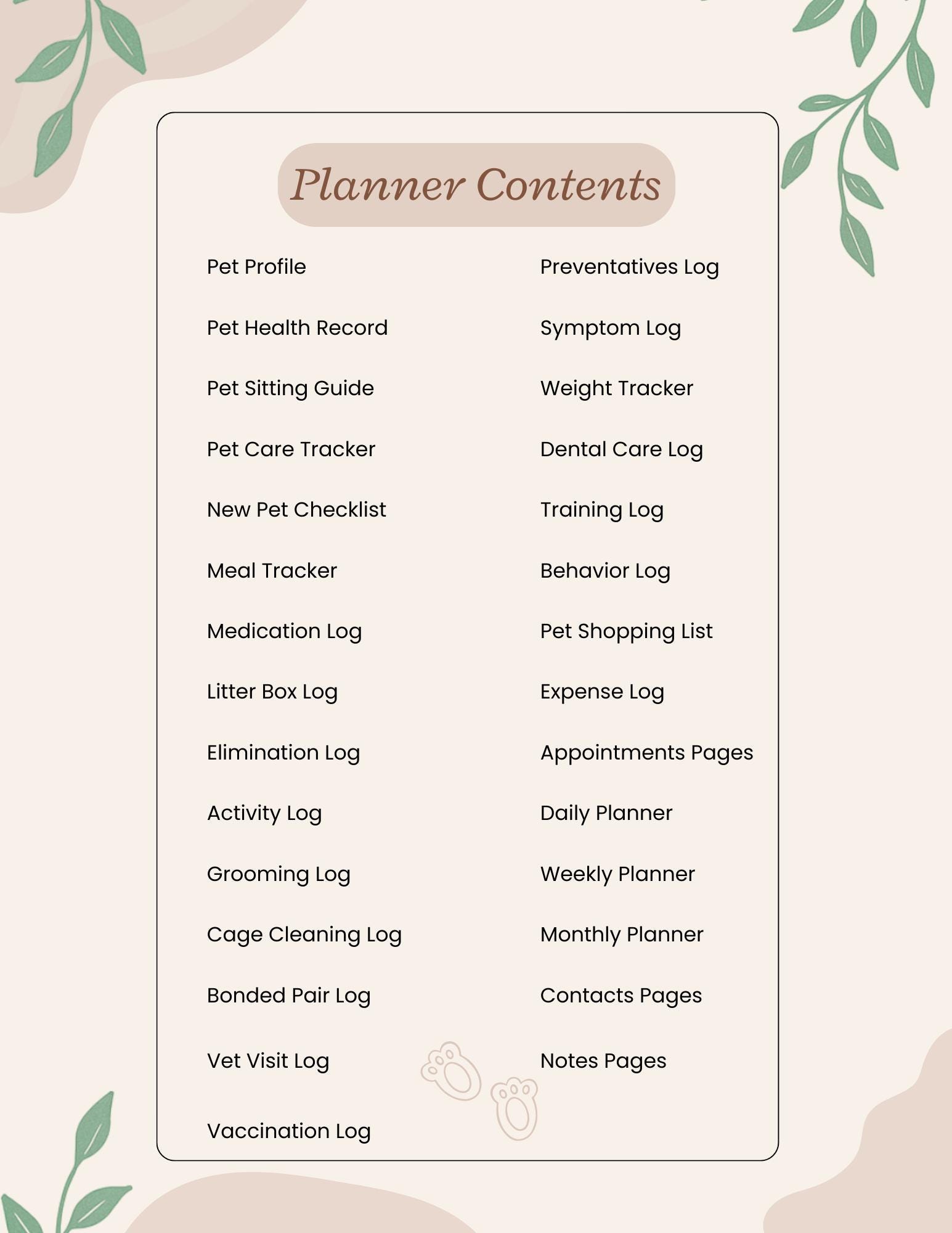 Pet Rabbit Care Planner Printable | Bunny Journal PDF | Rabbit Health ...